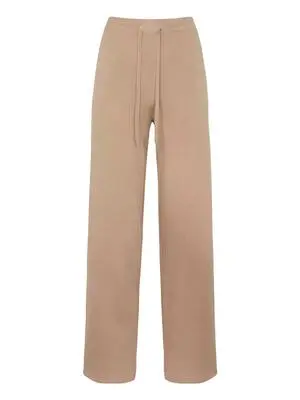 YVES SALOMON Knitted Palazzo Trousers - Neutrals
