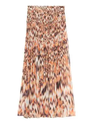 Isabel Marant Rolande Maxi Skirt Orange
