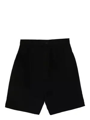 Junya Watanabe Pleated Bermuda Shorts - Black
