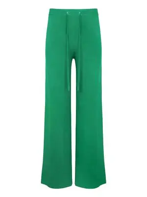 YVES SALOMON Yves Salomon Knitted Palazzo Trousers