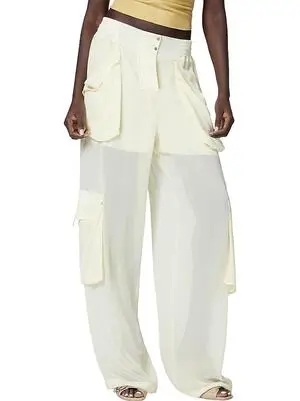 Pinko Sottocasa Oversized Cargo Pants - Rutabaga