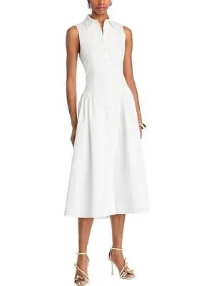 Cinq À Sept Losey Shirt Dress - White