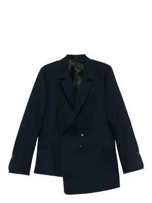 Random Identities Twill-weave Blazer - Blue