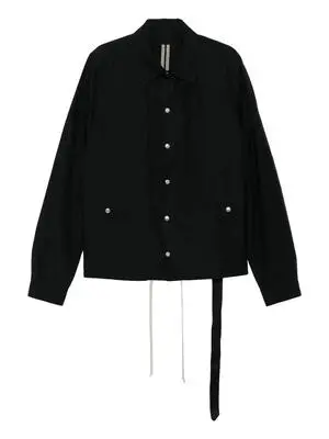 Rick Owens Ripstop Overshirt - Black