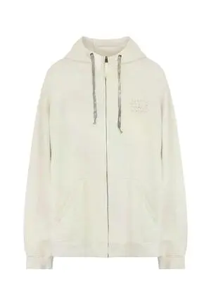 MAISON MARGIELA Drawstring Hoodie - Neutrals