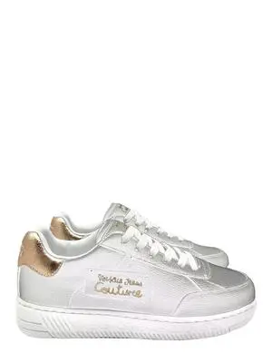 Versace Leather Sneakers - White