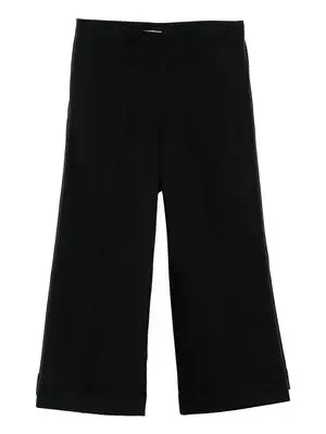 Random Identities Cropped Trousers - Black