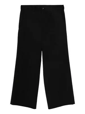 BLACK COMME DES GARÇONS Twill Trousers - Black