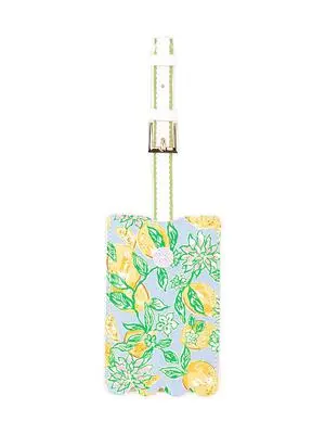 LILLY PULITZER Printed Luggage Tag Bluette Make Lemonade