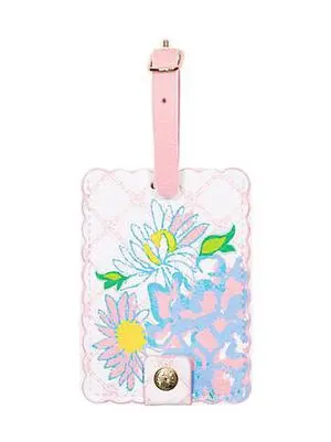 LILLY PULITZER Printed Luggage Tag Multi Lilly Garden Home