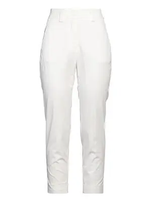 Peserico Tapered Solid Color Pants - White