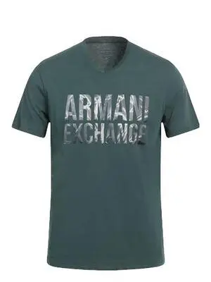 Armani Exchange T-shirt Dark Size Cotton - Green