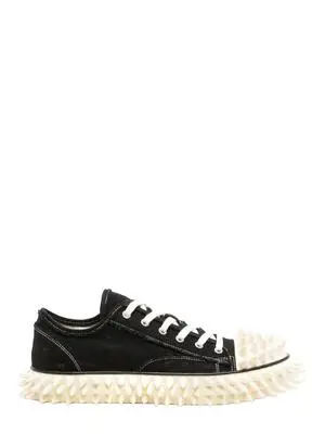 DOUBLET Doublet Spiky Canvas Sneakers
