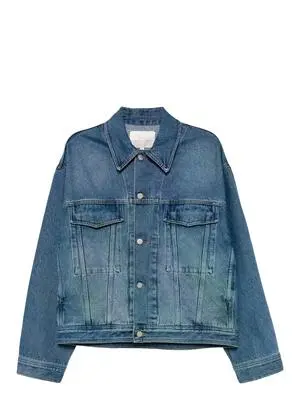 Studio Nicholson Stein Italian Denim Jacket - Blue