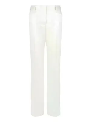 TOM FORD Satin-trim Trousers - White