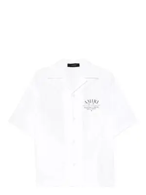 Amiri Arts District Camp Shirt White