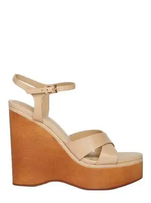 Paige Harlow Wedge Sandal - Gold