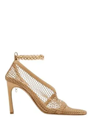 BOTTEGA VENETA Chain-Trimmed Mesh Sandals