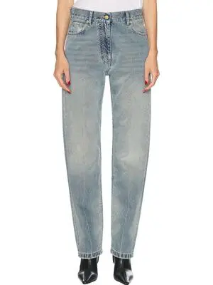 DARKPARK Naomi Boyfriend Straight Leg Jeans - Fold Light Wash