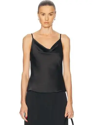 Norma Kamali Slip Maria Top - Black