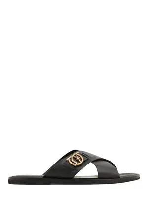 FERRAGAMO Logan Sandals - Black