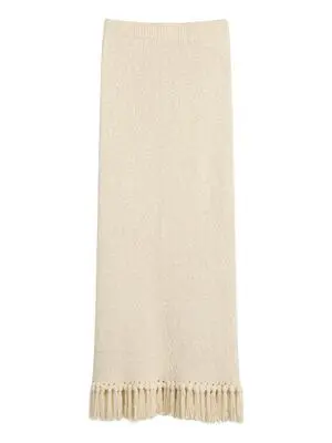 4TH & RECKLESS Lauryn Knitted Maxi Skirt - Beige