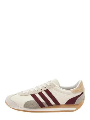 Adidas Country Og Sneakers - White/maroon/silver Pebble