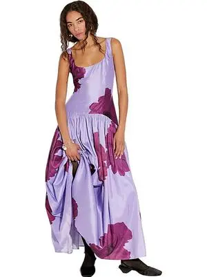 HUTCH The Ridge Printed Maxi Dress - Purple Pattern