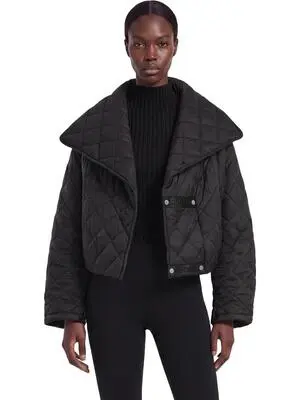 Rudsak Kalee Quilted Short Coat - Black