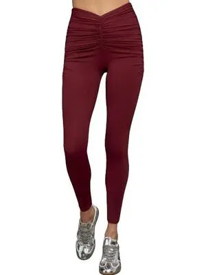 PORT DE BRAS Ariadne Legging - Burgundy