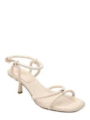 Ash Jess Braided Strappy Sandals - Talc