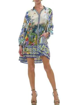Camilla Long Sleeve Tiered Short Dress - Wall To Wall Wonders