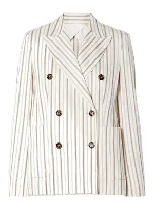 Max Mara Pensile Double-breasted Blazer - Ecru