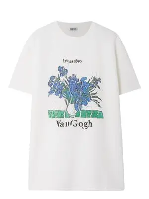 Loewe Printed Cotton-blend Jersey T-shirt - White