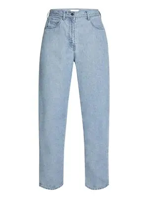 THE ROW Tarley Straight Leg Jeans - Bleached