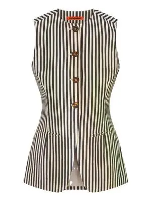 SIMONMILLER Del Mar Striped Vest - Black