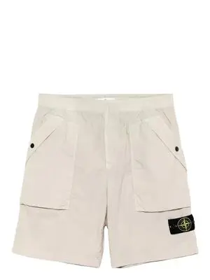 Stone Island Compass Badge Shorts - Neutrals