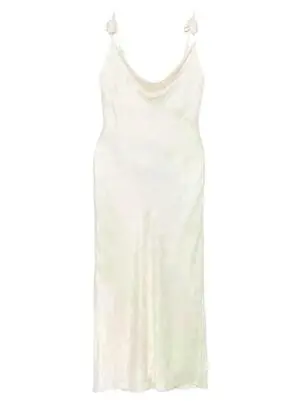 Remain Birger Christensen Satin Midi Dress - Neutrals