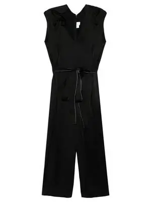 Victoria Beckham Draped Jumpsuit - Black