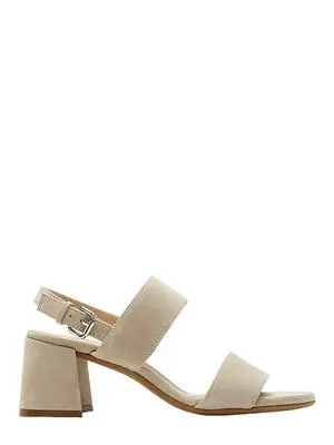 La Canadienne La Canadienne Flemming Suede Sandals Cloud