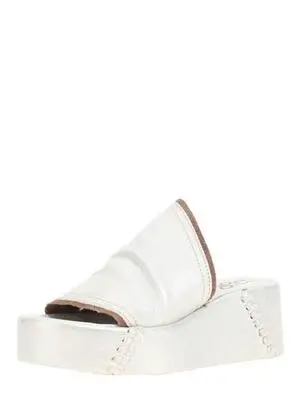 A.S.98 Marlon Platform Sandal - Silver