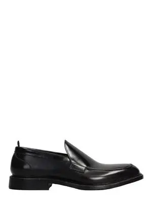 GREEN GEORGE Leather Loafers - Black