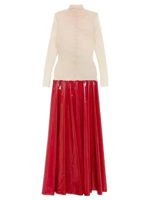 ATU BODY COUTURE Panelled Maxi Dress - Neutrals
