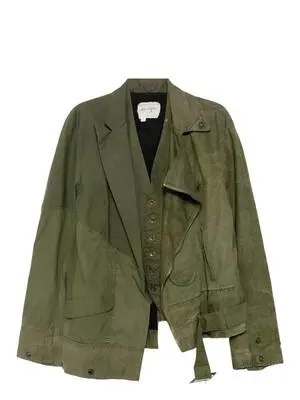 GREG LAUREN Panelled Jacket - Green