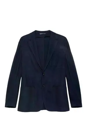 Canali Textured Blazer - Blue