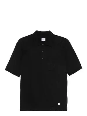 C.P. COMPANY Logo-patch Polo Shirt