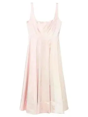 Staud Wells Midi Dress - Pink