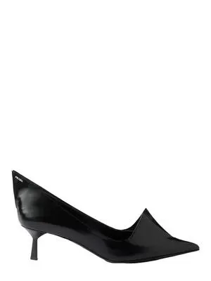 Prada 55mm Brushed Leather Pumps - Black