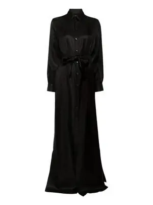 TOM FORD Silk Shirt Dress - Black