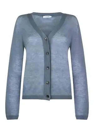 Max Mara Wool Cardigan - Blue
